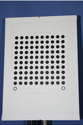 Camera calibration chart ellipse extraction